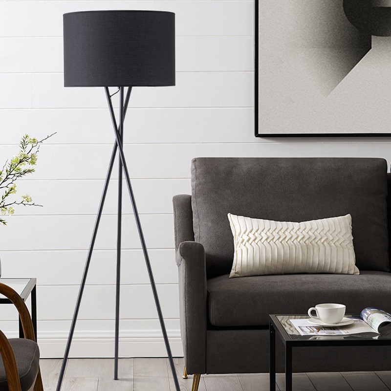 Living Room Modern Tripod LED Floor Lamp | Standing Light | Kiki Lighting