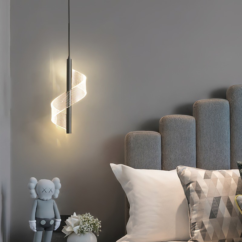 Spiral Modern Led Pendant Light For Kitchen | KIKI LIghting