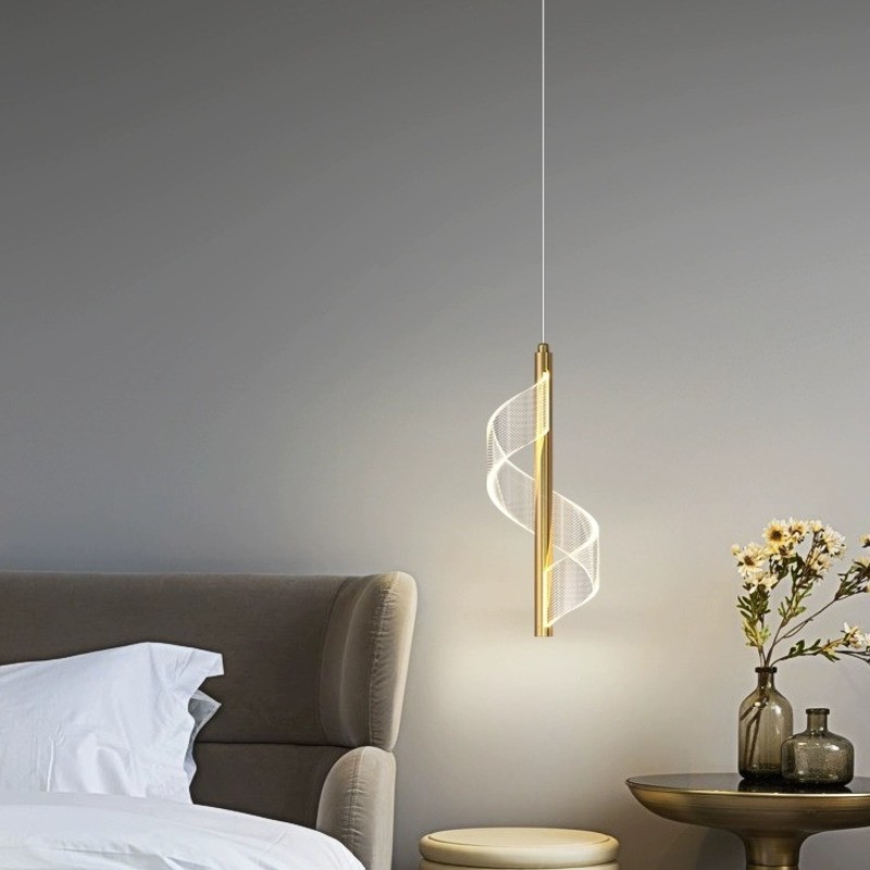 Spiral Modern Led Pendant Light For Kitchen | KIKI LIghting