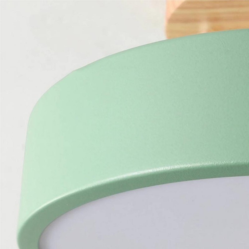 Scandinavian Design Round Wooden Ceiling Light | KIKI Lighting