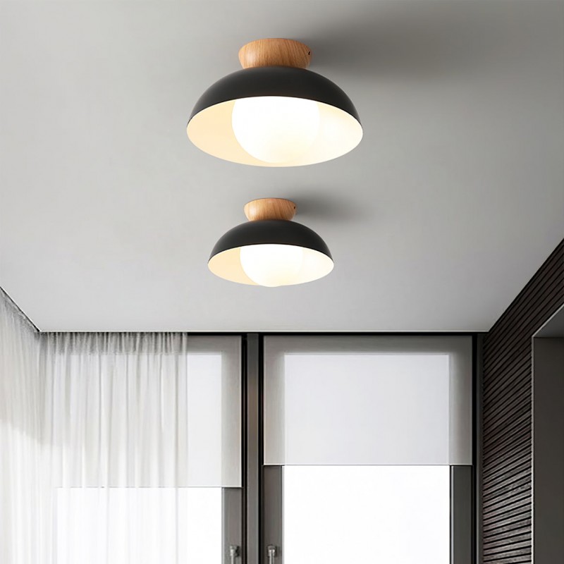 Scandinavian Iron Bowl Energy Efficient Ceiling Light | KIKI Lighting