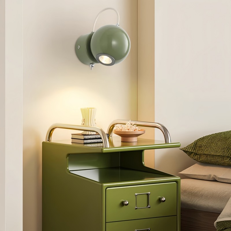 Modern Cream Magnetic Attractor Ball Wall lamp | KIKI Lighting