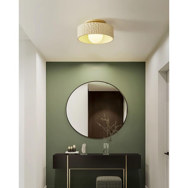 Cream Creative Hallway Ceiling Light | Home | KIKI LIGHTING