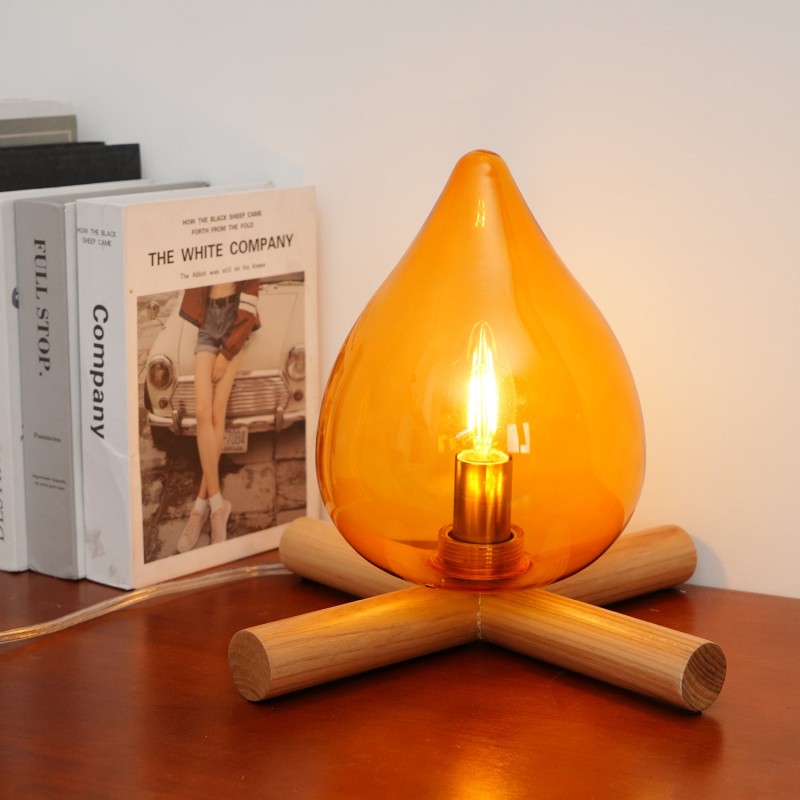 Funny Fire Shape Small Flame Table Lamp | Home | KIKI LIGHTING