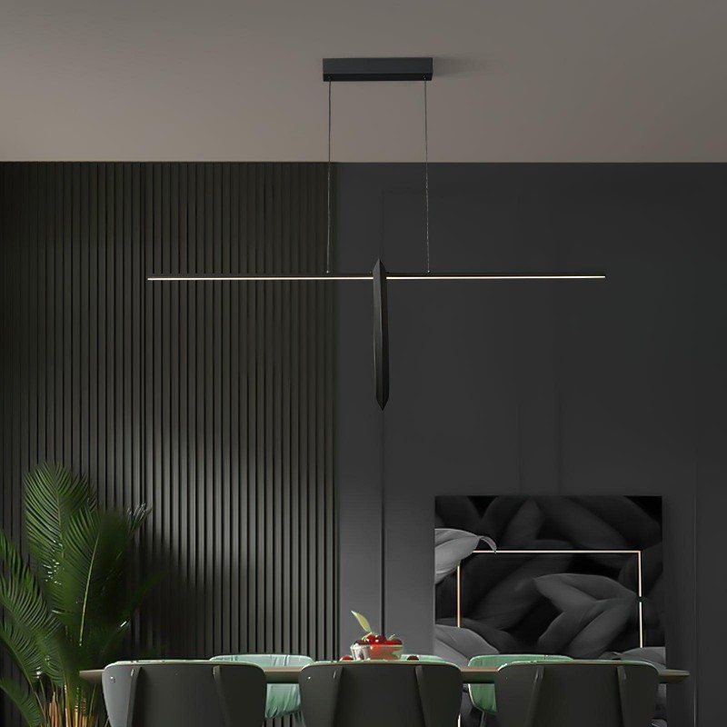 Minimalist High-End Geometric Line Pendant Light | Home | KIKI LIGHTING