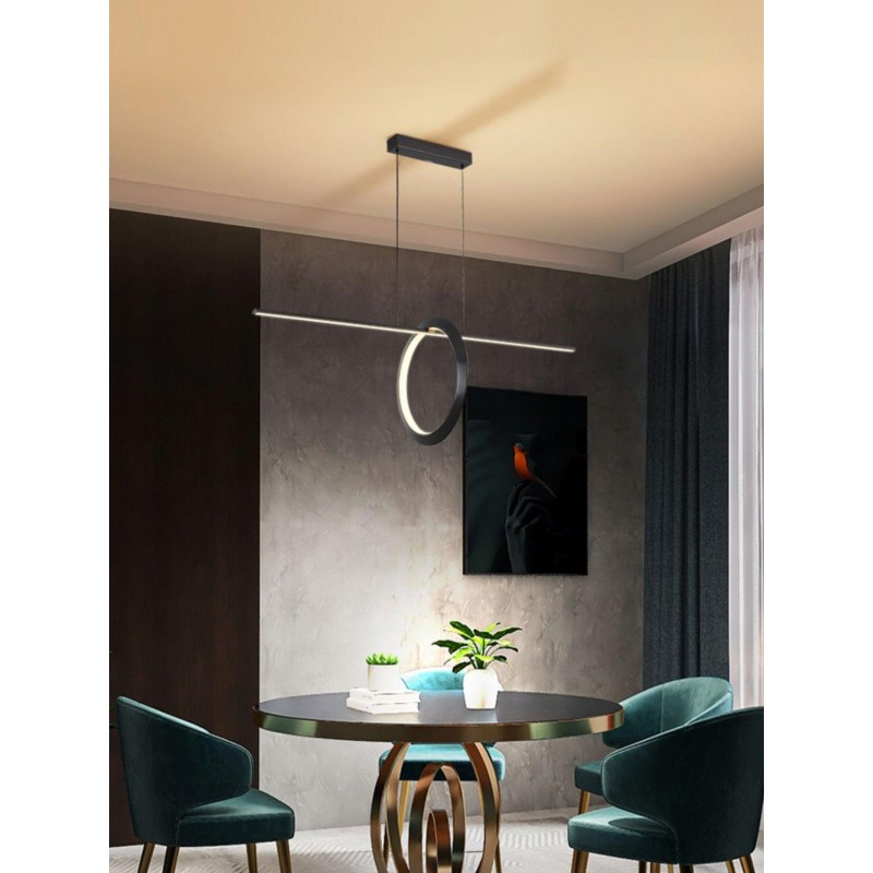 Minimalist High-End Geometric Line Pendant Light | Home | KIKI LIGHTING