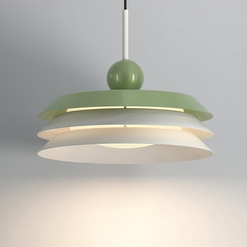 Nordic Creative Cream Style Multi-Layer Pendant Lamp For Living Room ...
