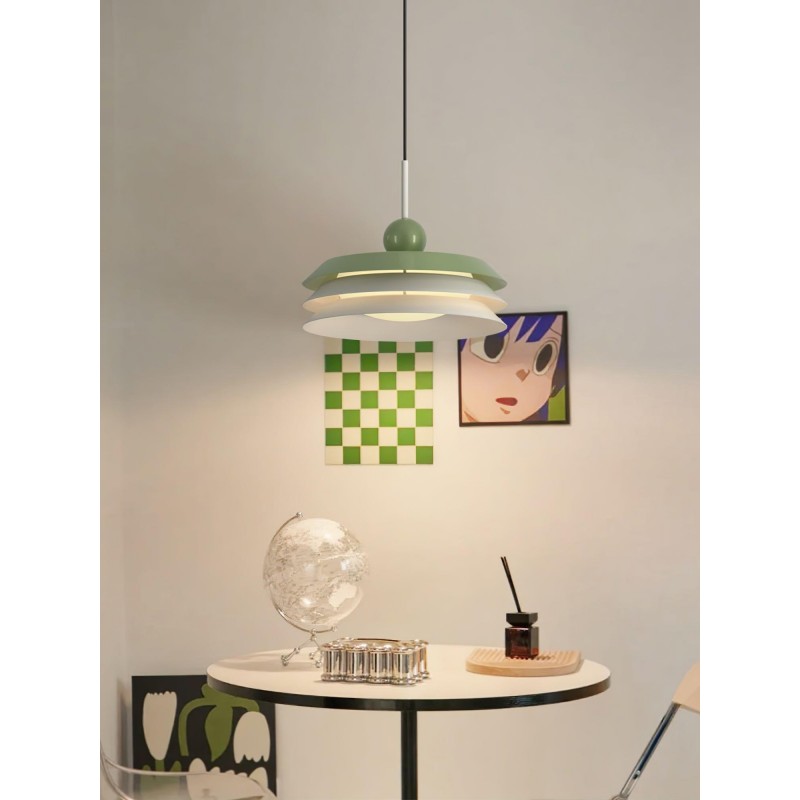 Nordic Creative Cream Style Multi-Layer Pendant Lamp For Living Room ...
