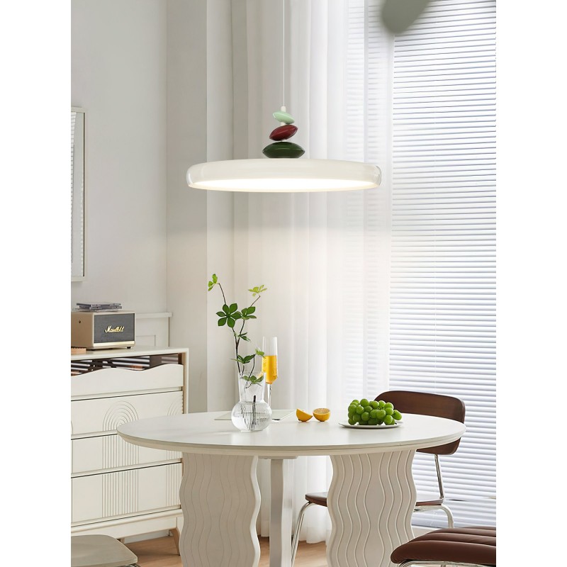 Swing Arm Stone Pendant Light | Home | KIKI LIGHTING