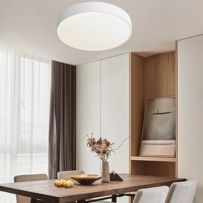Modern Bobber Round LED Ceiling Light | KIKI Lighting