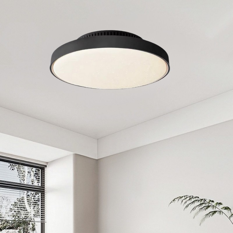 Modern Ultra Quiet Bladeless Ceiling Fan Light | KIKI Lighting