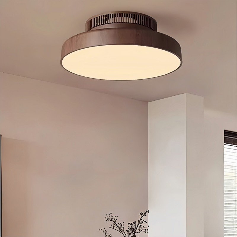 Modern Ultra Quiet Bladeless Ceiling Fan Light | KIKI Lighting