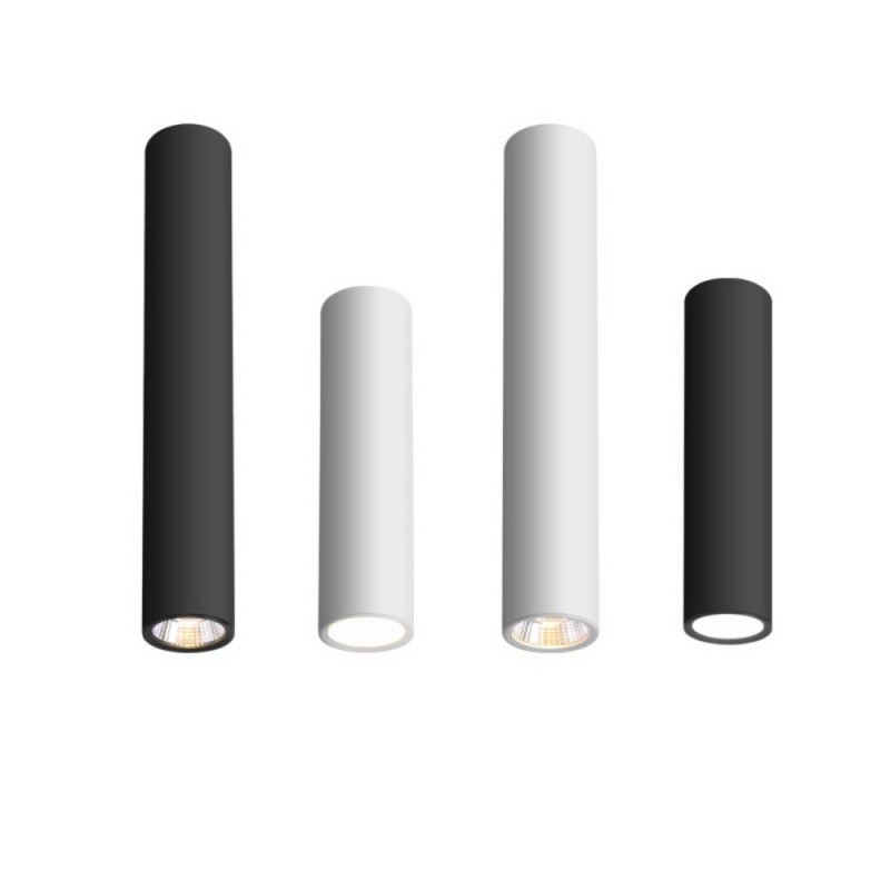 Led Cylindrical Long Tube Surface Mount Ceiling Spotlight | KIKI