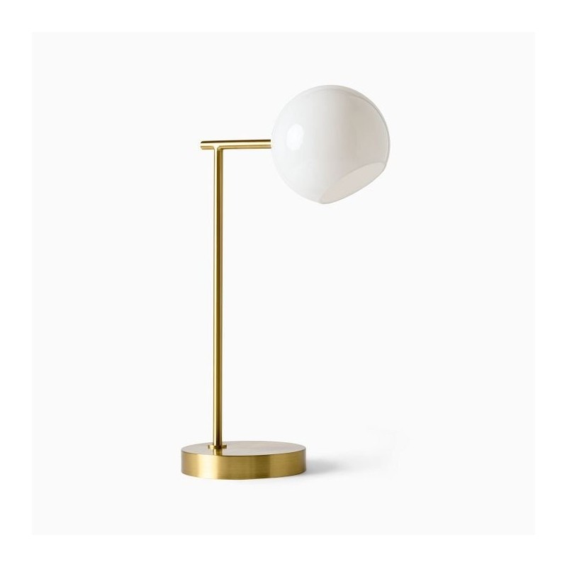 Brina Glas USB-Tischlampe – Moderne Nachttischlampe mit Stil | KIKI ...