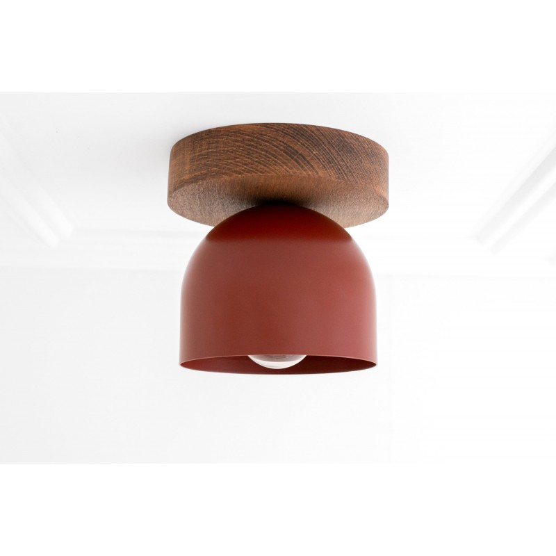 Metio Wooden Dome Ceiling Light | Home | KIKI LIGHTING