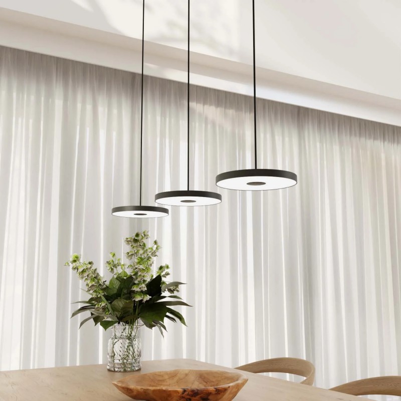 Modern Round Disc Flat Pendant Light | Pendant Light | KIKI LIGHTING