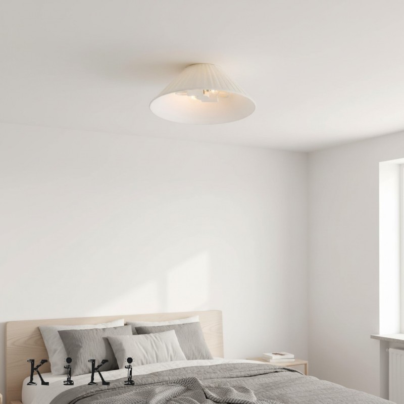 Luvora Fabric Shade Ceiling Lamp | Ceiling Lamp | KIKI LIGHTING