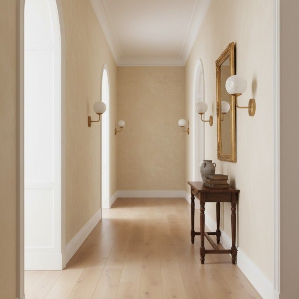 Modo Sculpted Glass Wall Sconce - Modern Diffused-Light Lamp for ...