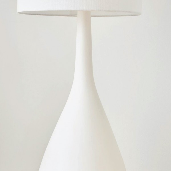 Lumera Organic Modern Ceramic Floor Lamp - Asymmetrical Sculptural Form ...