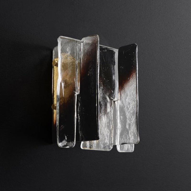 Lumiridge Modern Wall Light - Minimalist Design Metal Glass Fixture for ...
