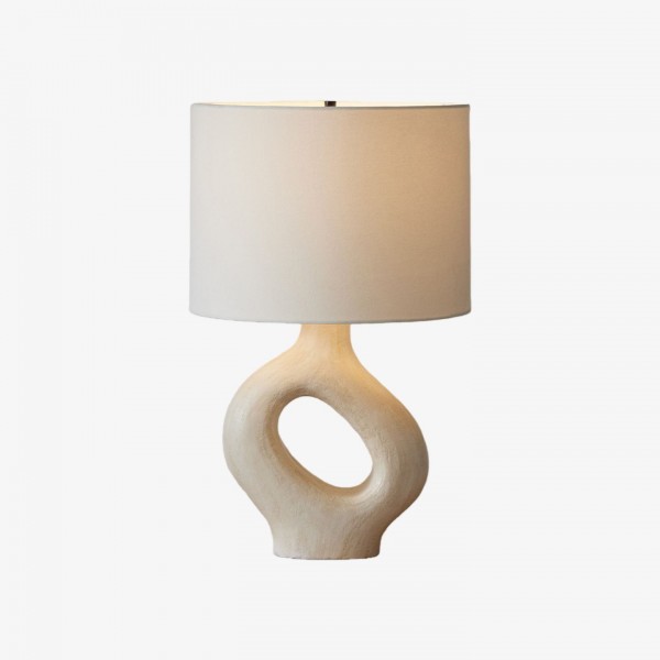 Ceruna Table Lamp with Ceramic Body and Textured Finish for Bedroom or ...