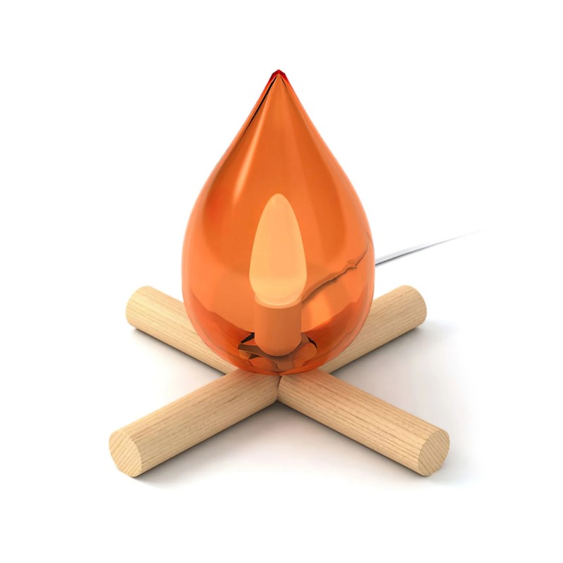 Funny Fire Shape Small Flame Table Lamp | Home | KIKI LIGHTING
